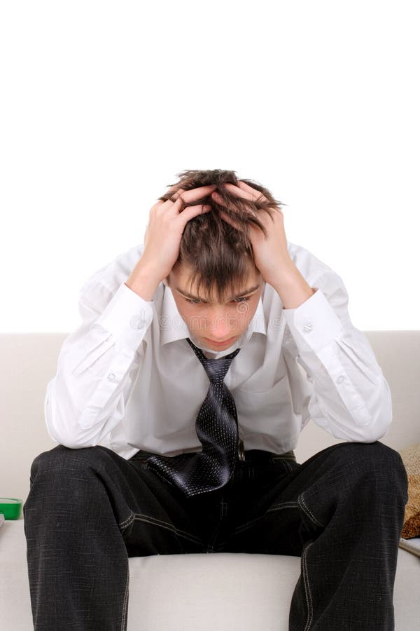 Adolescente incomodado imagem de stock. Imagem de falha - 16251689
