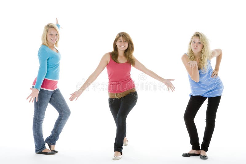 Adolescentes felices foto de archivo. Imagen de completo - 7231948