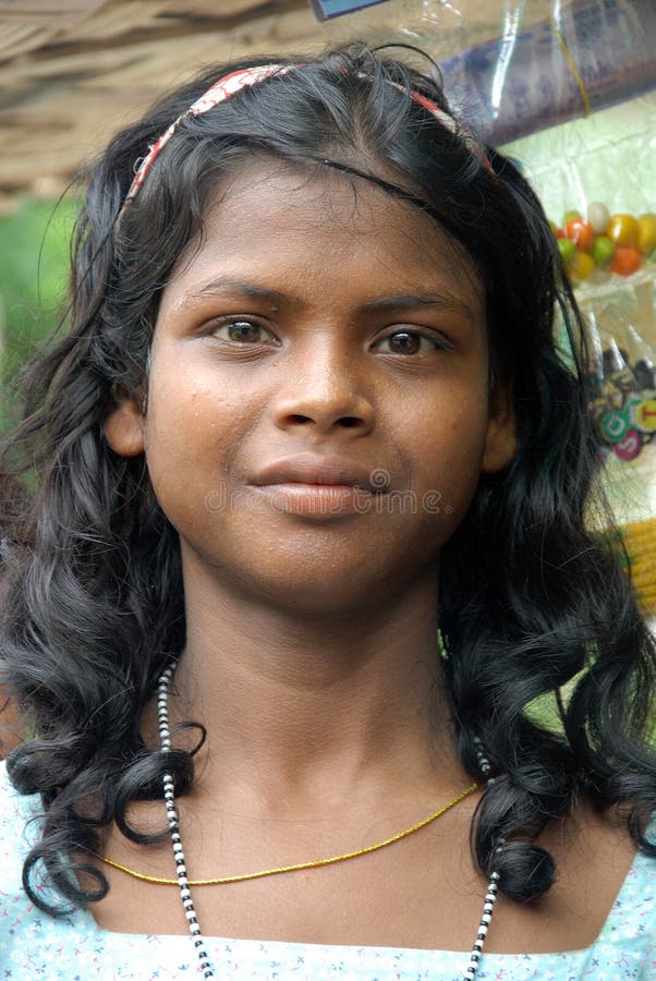 Adolescents Girl in Rural India Editorial Stock Image - Image of ...