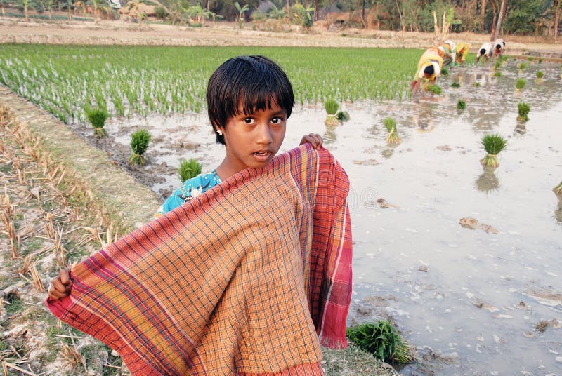 Adolescents Girl in Rural India Editorial Photography - Image of girl ...