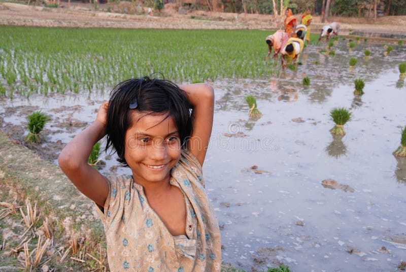 Adolescents Girl in Rural India Editorial Stock Image - Image of ...