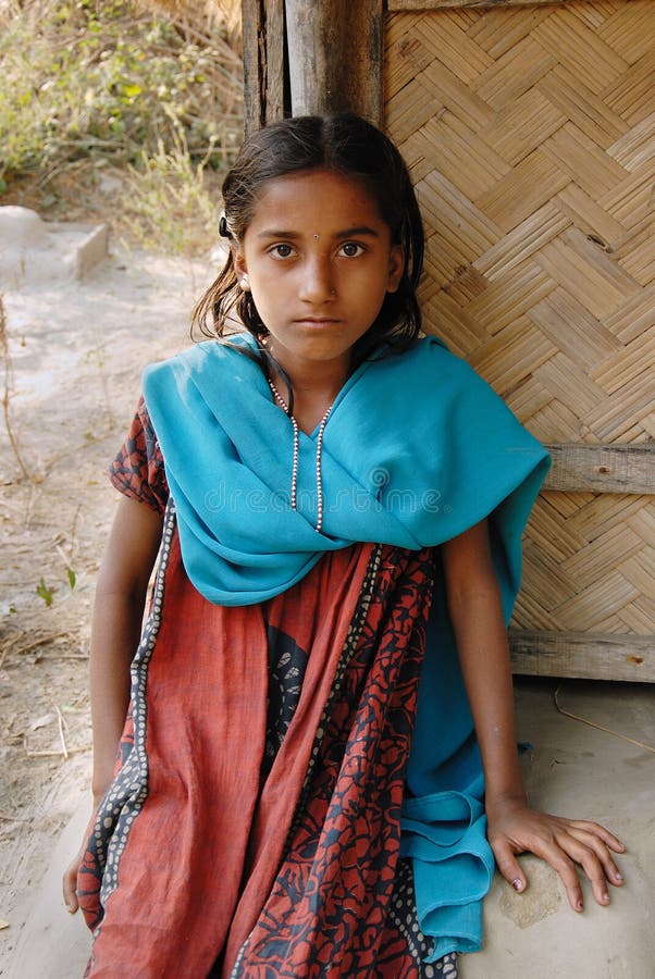 Adolescents Girl in Rural India Editorial Photography - Image of face ...