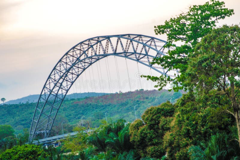 Adomi bridge stock image. Image of adomi, bridge, volta - 158692125