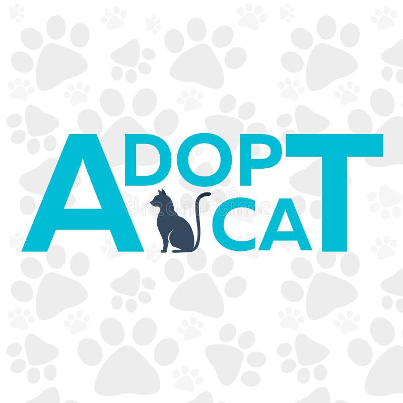 Adopt Logo. Dont Shop, Adopt. Adoption Concept. Vector Illustration ...