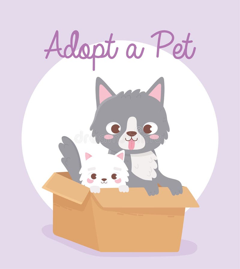 Cats Adopt Stock Illustrations – 408 Cats Adopt Stock Illustrations ...