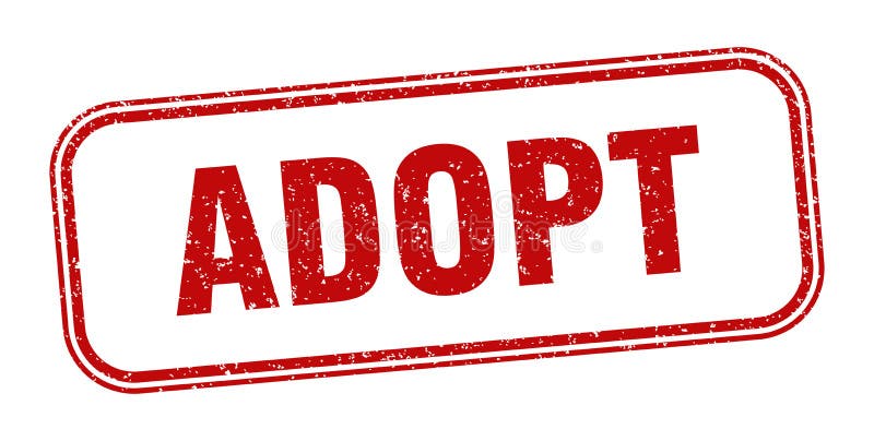 Adopt Stamp. Adopt Square Grunge Sign Stock Vector - Illustration of ...