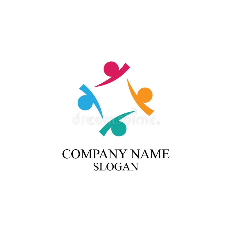 Adoption Children Logo and Symbol Health. Stock Vector - Illustration ...