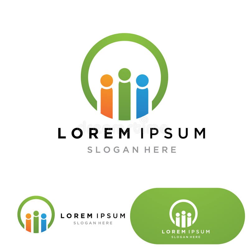 Adoption Children Logo and Symbol Health Vector Stock Vector ...