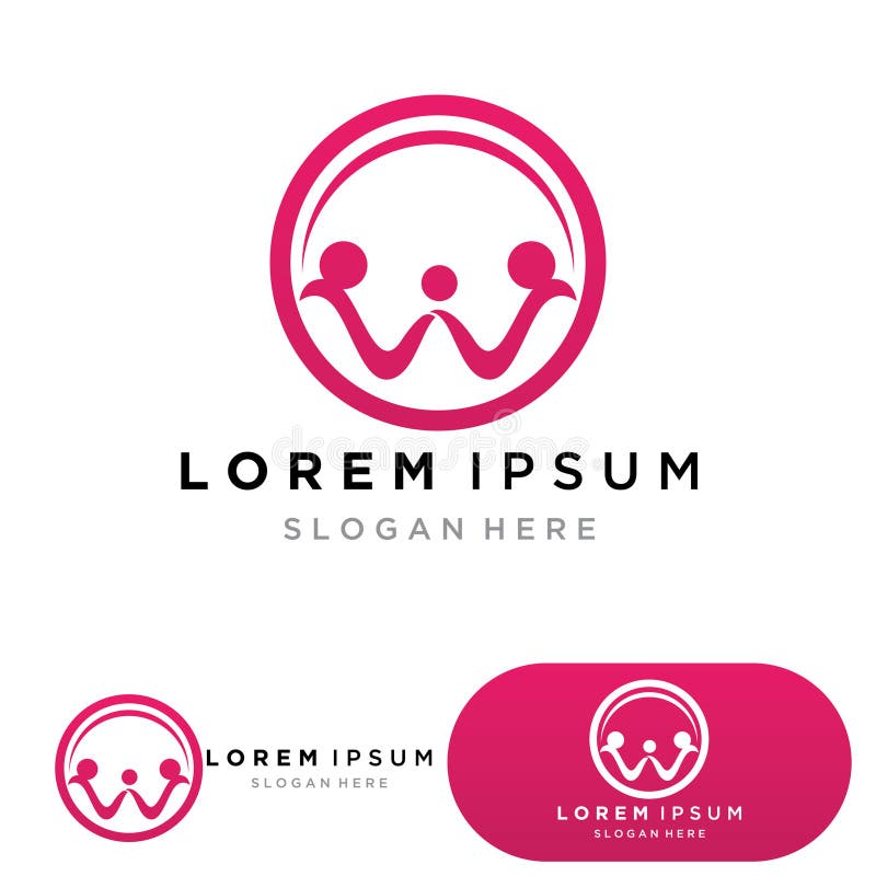 Adoption Children Logo and Symbol Health Vector Stock Vector ...