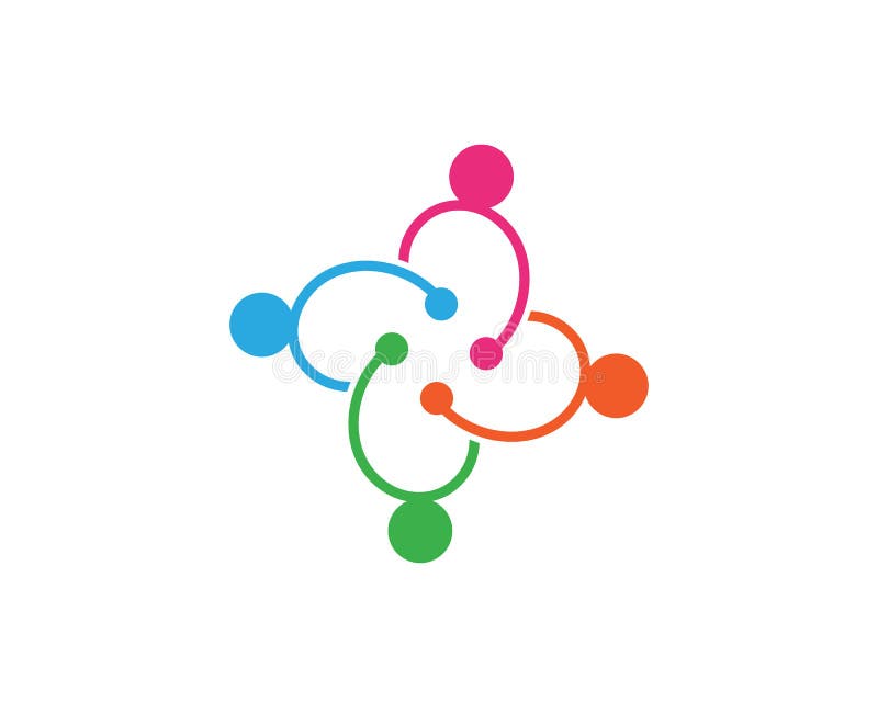 Adoption and Community Infinity Care Logo Template Stock Vector ...