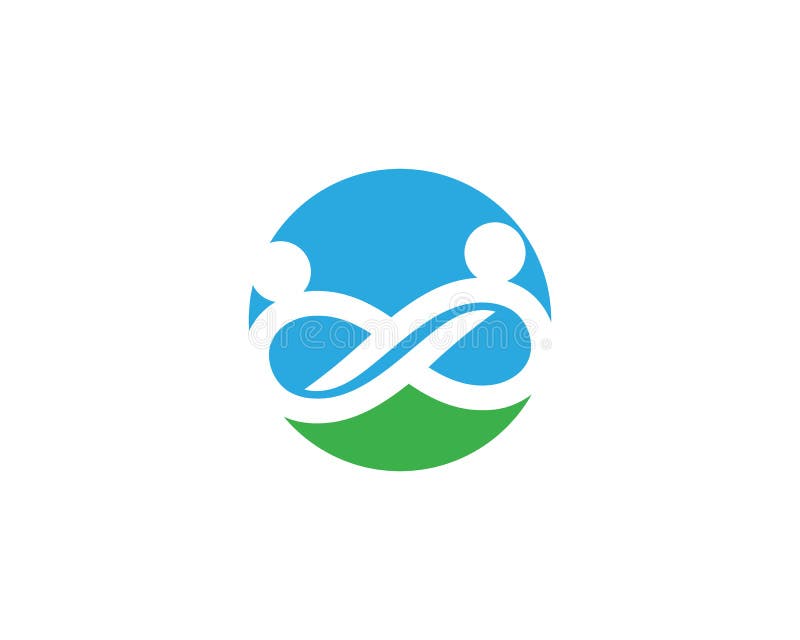 Adoption and Community Infinity Care Logo Template Stock Vector ...