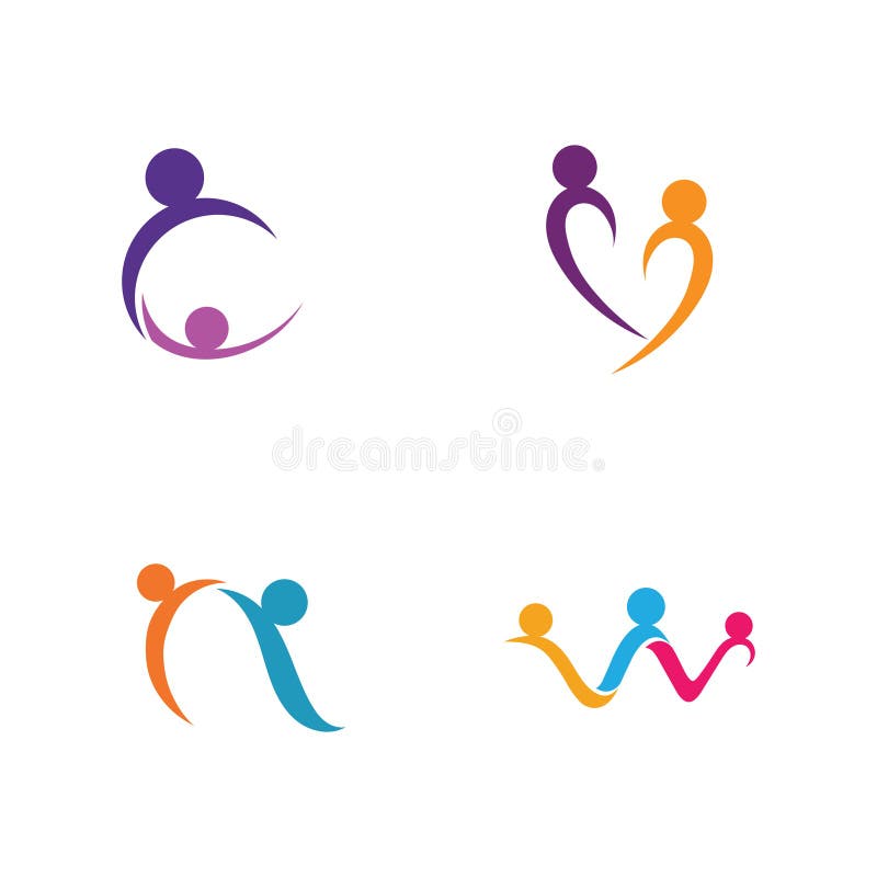 Adoption Family Care Logo Vector Stock Vector - Illustration of help ...