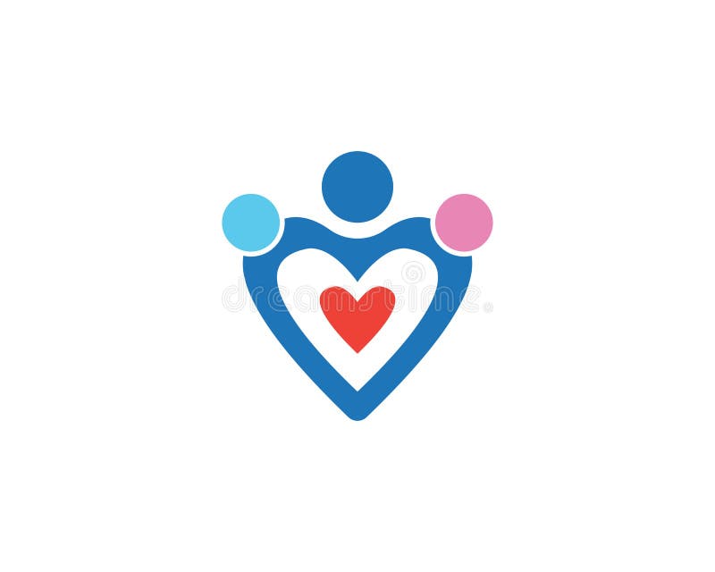 Human Adoption Logo Design Vector Illustration Stock Vector ...