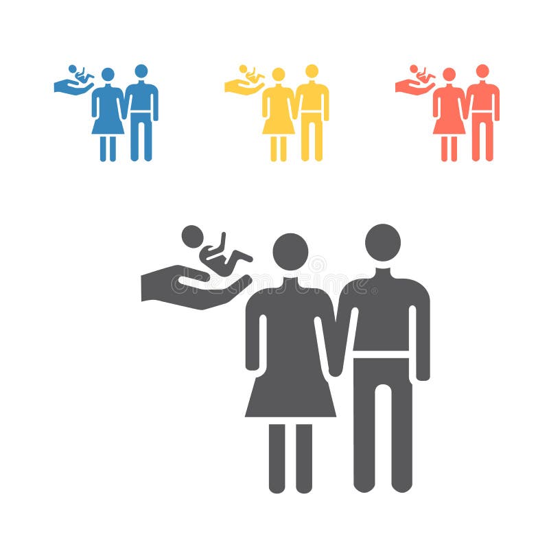 Adoption Line Icon. Vector Signs for Web Graphics Stock Vector ...