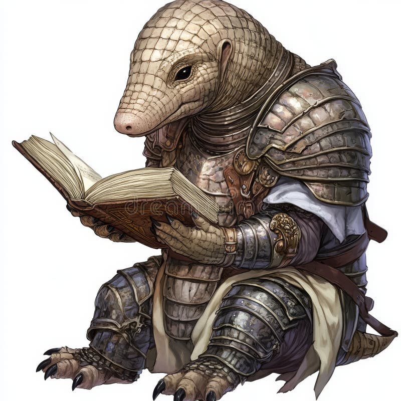 Adorable Armadillo Mage: Fantasy Creature Illustration is the Name of ...