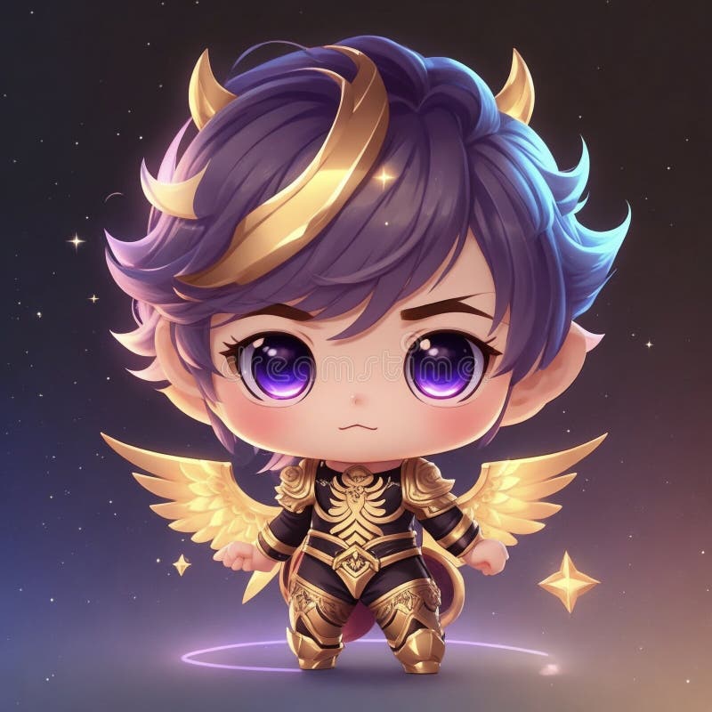 Chibi Delights: a Tiny Hyperrealistic Anime Adventure Stock ...