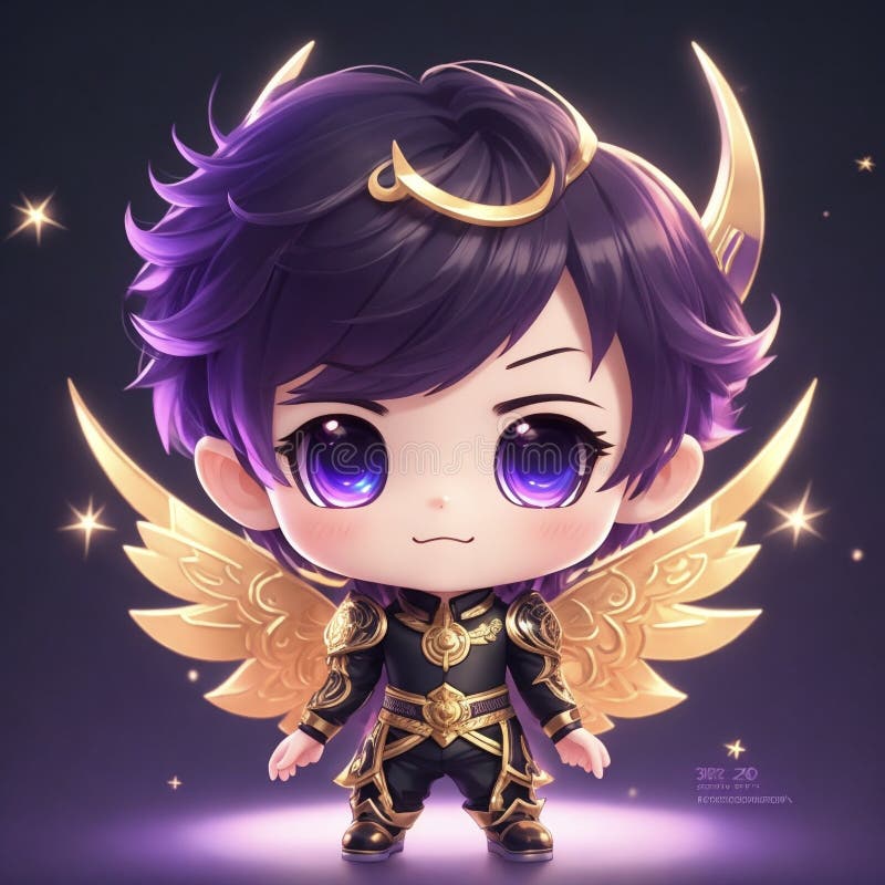 Chibi Delights: a Tiny Hyperrealistic Anime Adventure Stock ...