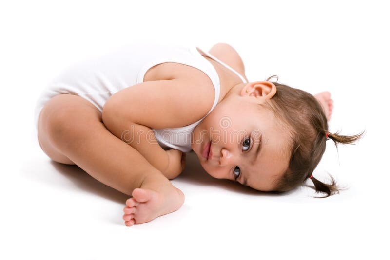 Adorable baby girl stock photo. Image of cool, education - 1484890