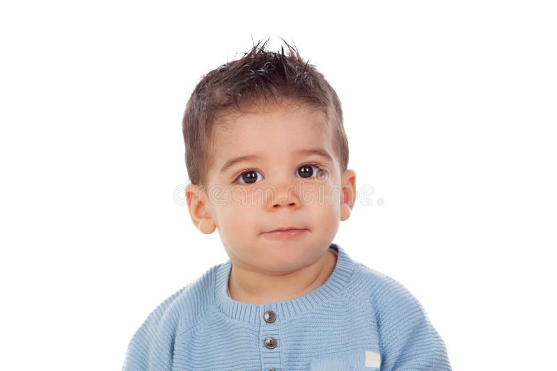 Adorable baby nine months stock photo. Image of eyes - 68304904