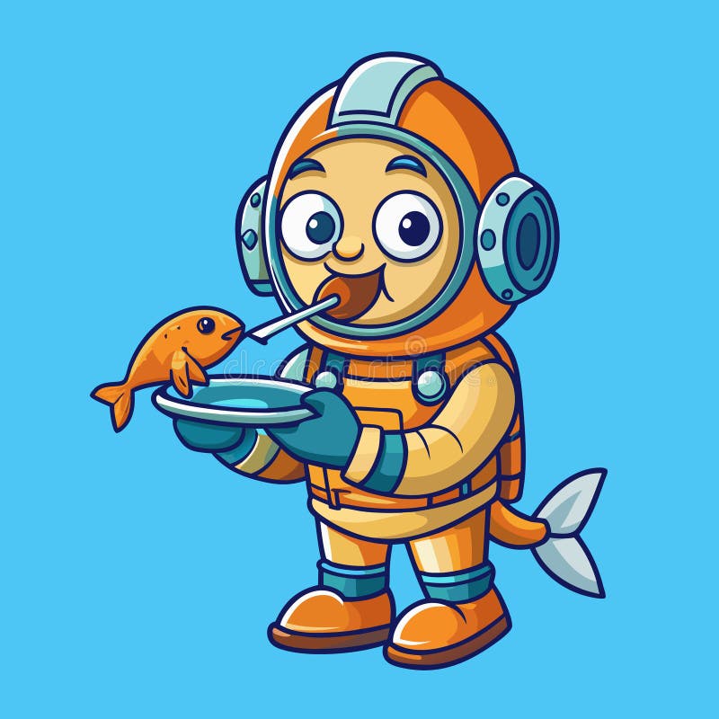Diver Munching Stock Illustrations – 1 Diver Munching Stock ...