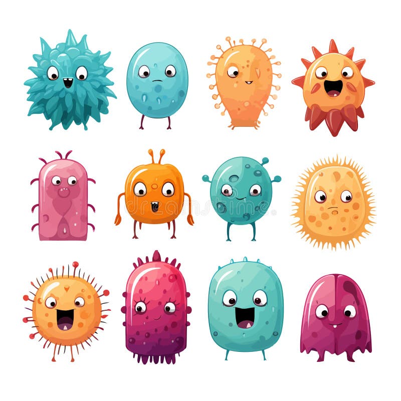 Cartoon Germs Stock Illustrations – 11,688 Cartoon Germs Stock ...