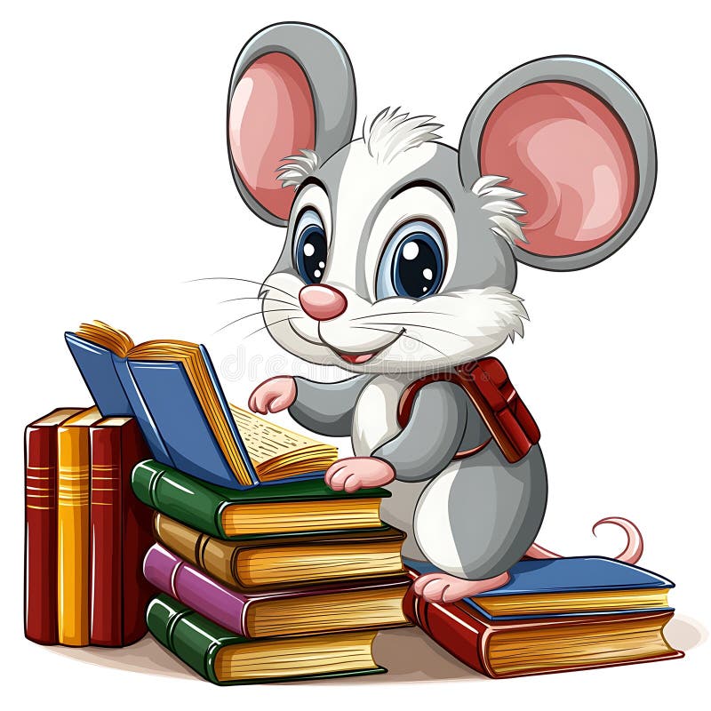 Cartoon Student Mouse Stock Illustrations – 774 Cartoon Student Mouse ...