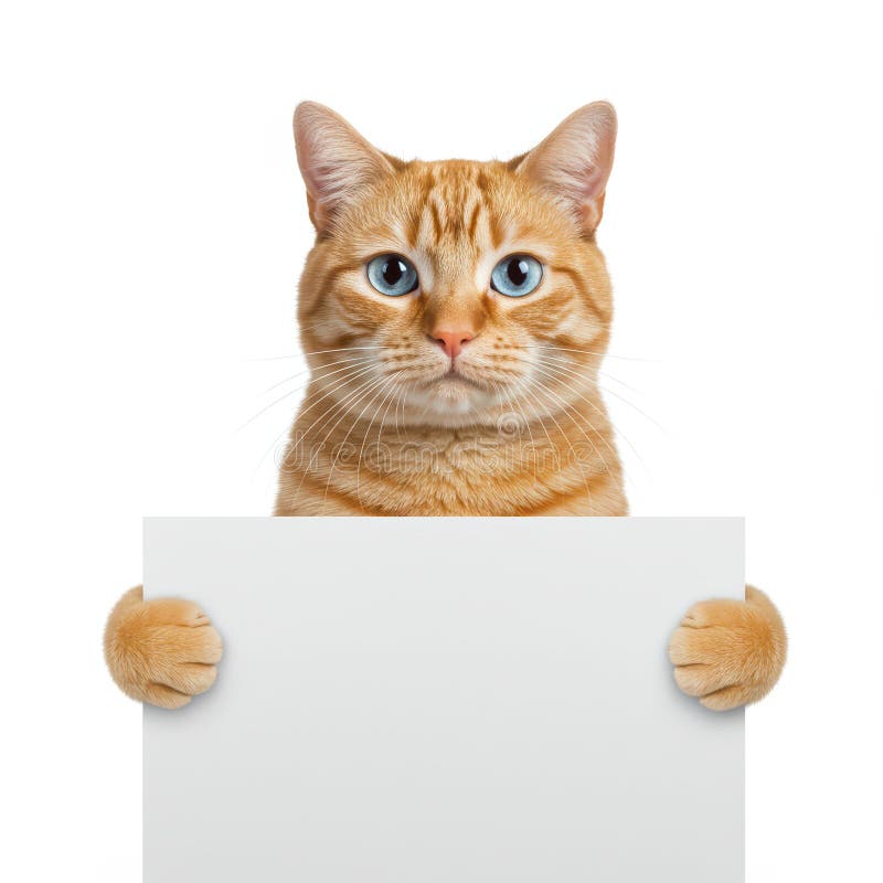 An Adorable Cat with a Curious Expression on His Face Sits with His ...