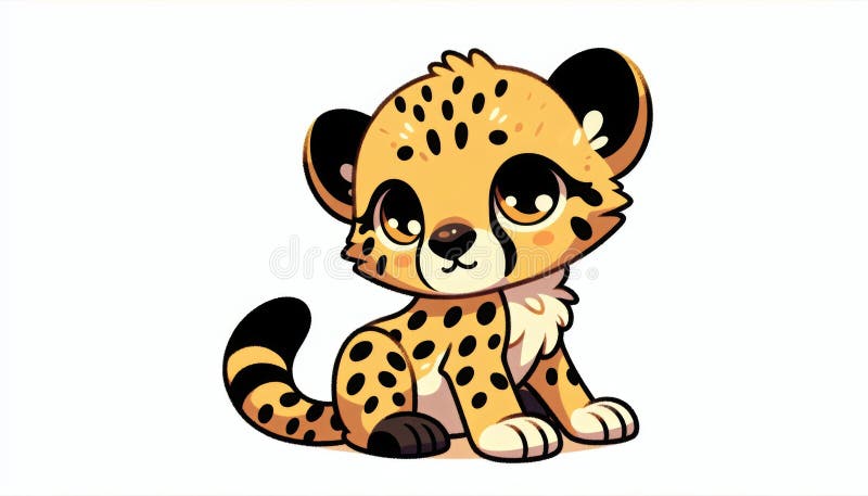 Cheetah Cub Pixel Art Illustration Stock Illustrations – 5 Cheetah Cub ...
