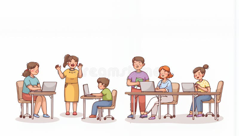 Kids Computers Asian Stock Illustrations – 3 Kids Computers Asian Stock ...