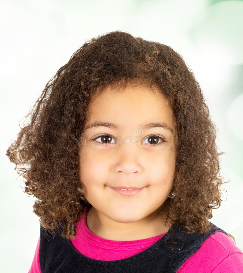 Adorable child stock photo. Image of child, lovely, hairstyle - 41296096