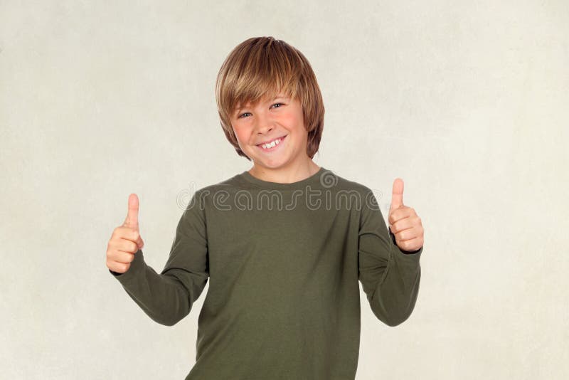 Adorable child saying OK stock image. Image of person - 29631337