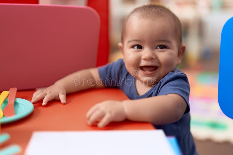 171 Child Standing Leaning Table Stock Photos - Free & Royalty-Free ...