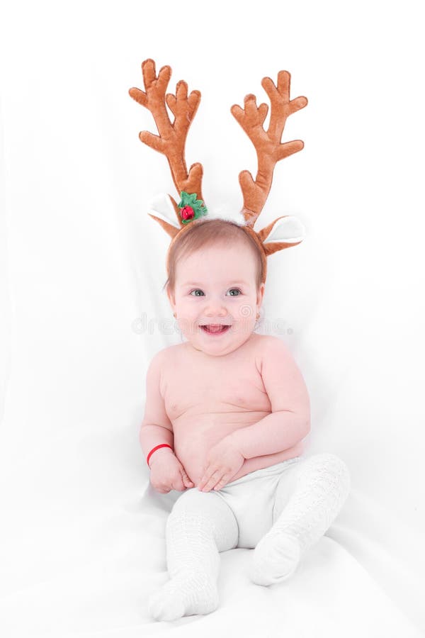 Adorable Christmas baby stock photo. Image of daughter - 36531088