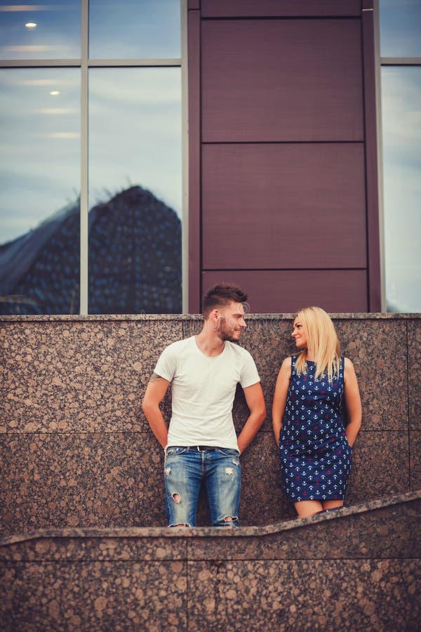 Adorable couple stock photo. Image of clothes, beautiful - 77391262