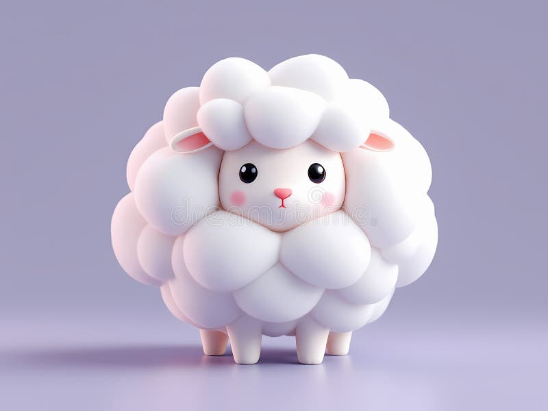 Adorable 3d Rendered Fluffy Sheep Stock Photos - Free & Royalty-Free ...