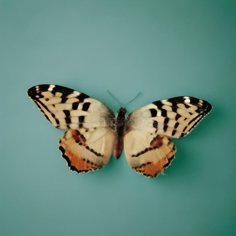 Adorable Exotic Colorful Butterfly, AI Generated Art Stock Illustration ...