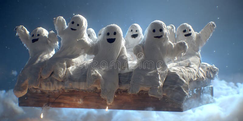 Ghost Snowmen Stock Illustrations – 12 Ghost Snowmen Stock ...