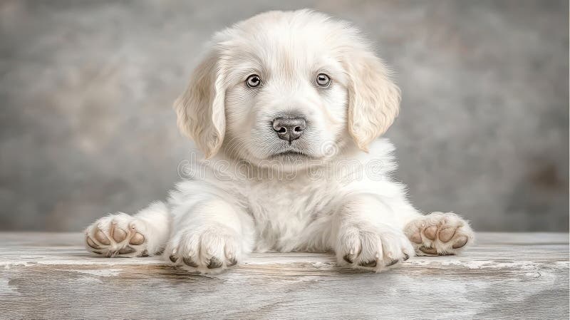 Adorable Golden Puppy Paws stock image. Image of adorable - 387062241