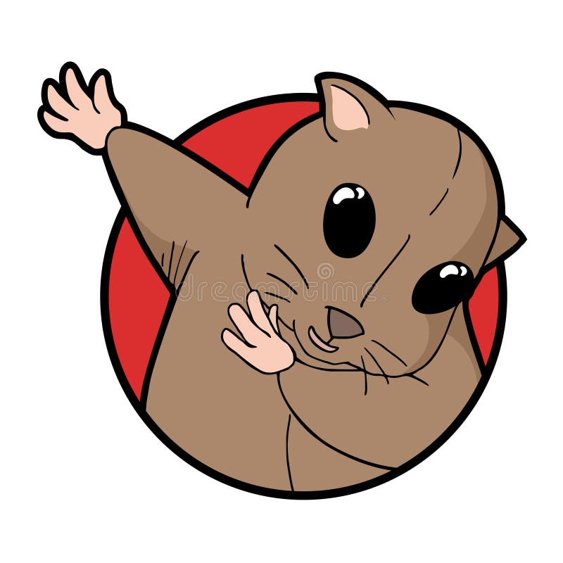 Hamster Dancing stock vector. Illustration of hamster - 10407606