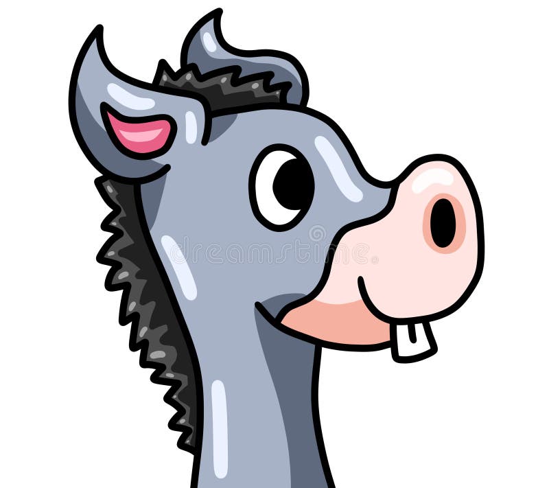 Grey donkey stock illustration. Illustration of artistic - 1644215