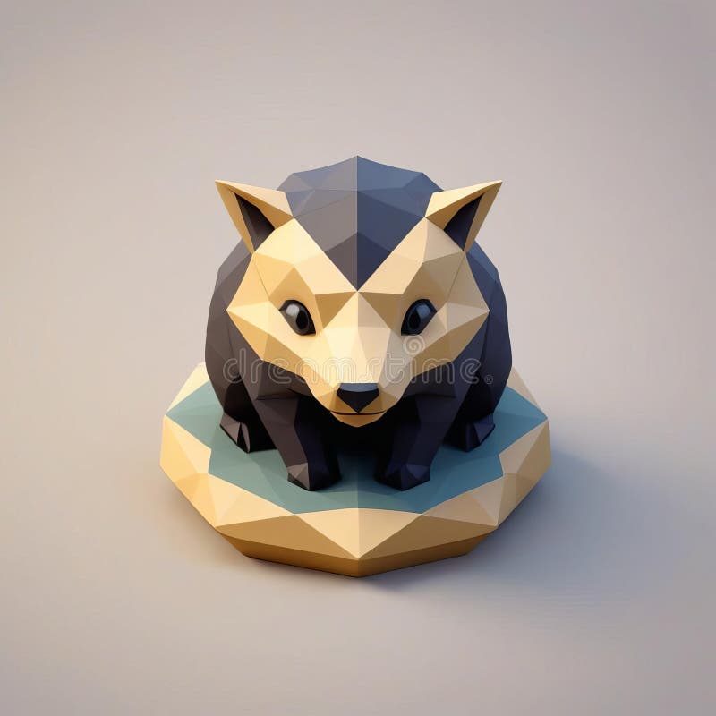 Adorable Isometric Clay Kancil Stock Illustration - Illustration of ...