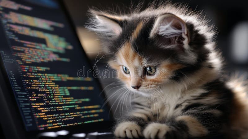 Kitten Coder Stock Illustrations – 19 Kitten Coder Stock Illustrations ...