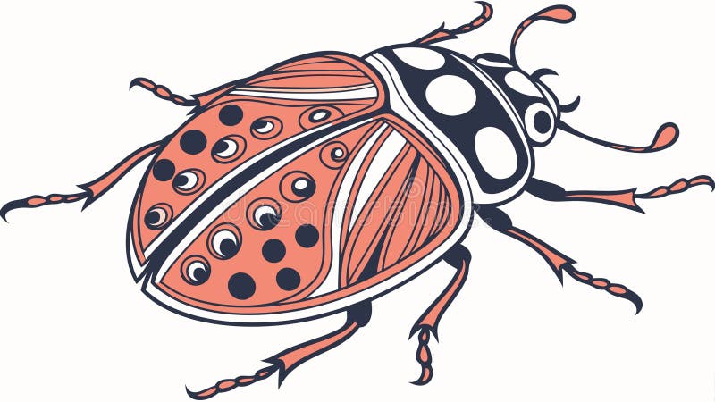 Adorable Ladybug Insect, Nature and Good Luck Charm, Vector Design ...