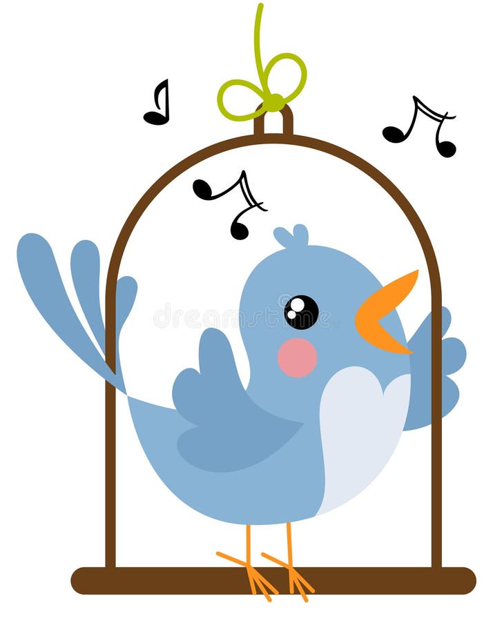 Blue Bird Singing Stock Illustrations – 1,371 Blue Bird Singing Stock ...