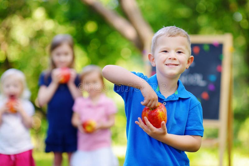 Adorable Little Boy is Going Back To School Stock Image - Image of ...