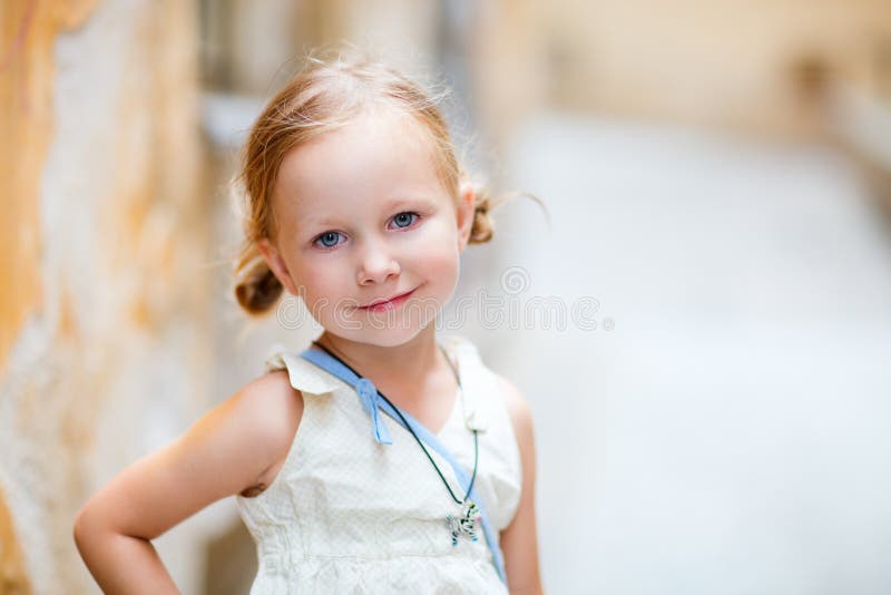 Adorable little girl stock image. Image of small, joyful - 26995319