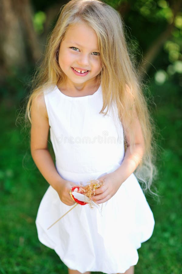 Adorable Little Girl Portrait Stock Photo - Image of activity, little ...