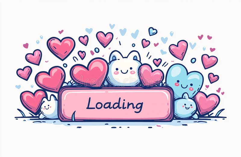 Bunnies in love stock vector. Illustration of present - 28083218