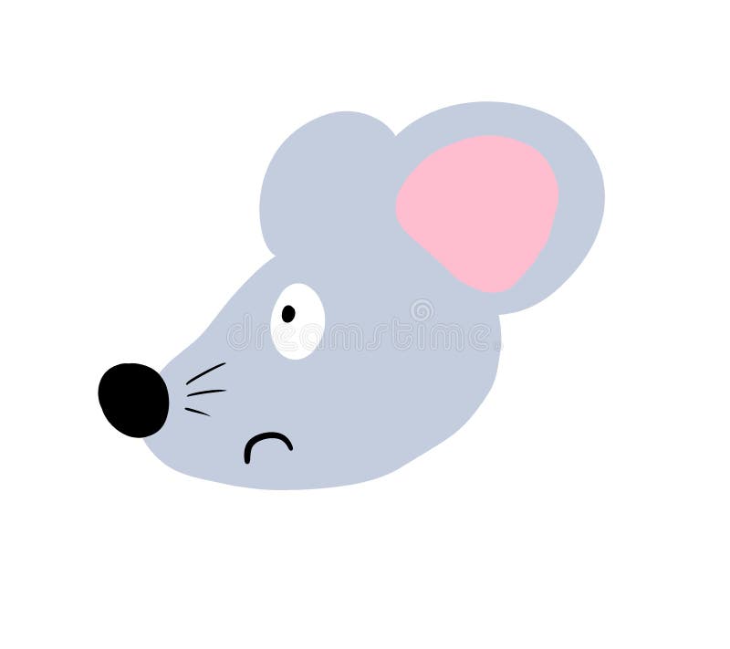 Worried mouse stock vector. Illustration of worried, looking - 40246998