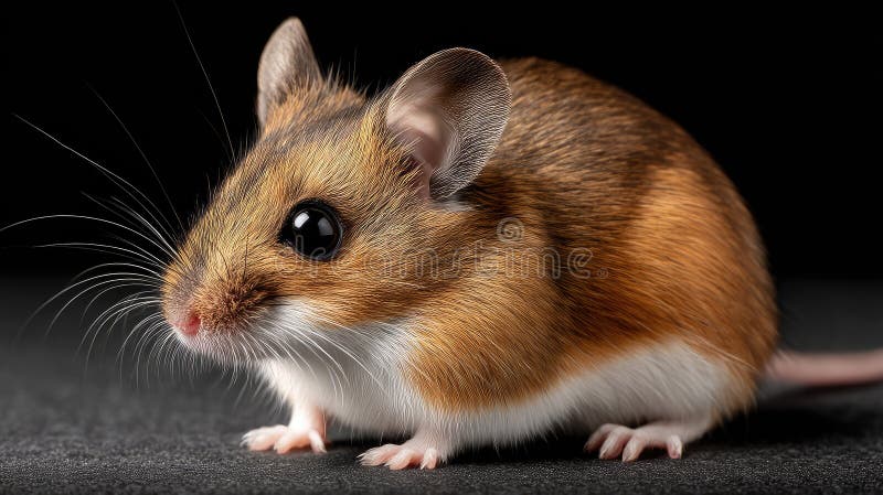 An Adorable Mouse Poses Gracefully, Showcasing Its Expressive Features ...